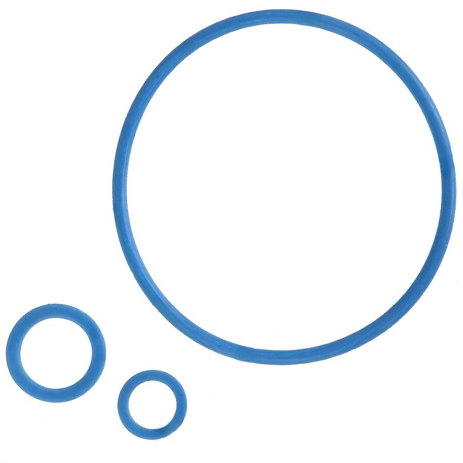 Ремкомплект компрессора 1-но цилиндра КамАЗ 3 шт. синий