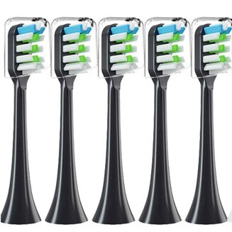 Сменные насадки для SOOCAS X3/X3U/X5, зеленые, 5Black