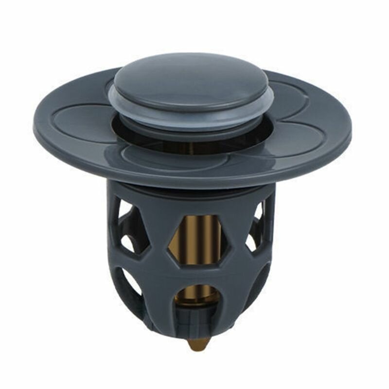 Универсальный сливной фильтр с всплывающей пробкой для раковины раковин на столешнице защитой от засорения, прочный