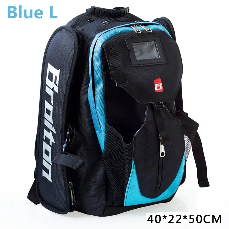 Рюкзак на молнии для коньков, 4 х110 мм, 3 х110 мм, 110 мм Синий, Blue L