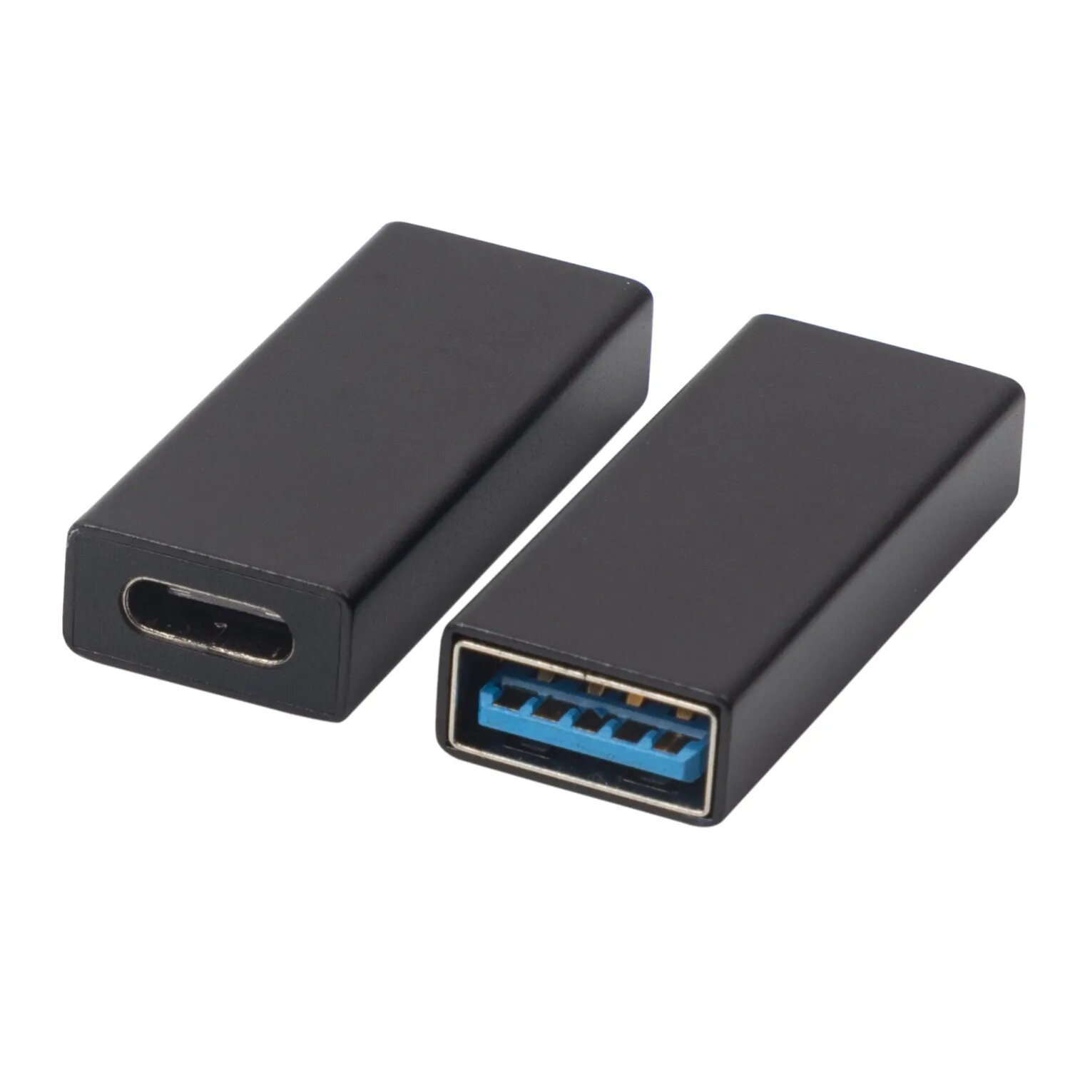 Высокоскоростной адаптер USB C USB 3.1 типа C «мама» на USB 3.0 A «мама» Переходник 5 Гбит/с Aata Передача Черный Серебристый Черный