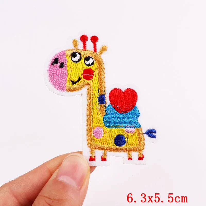 Мультяшные грибные нашивки Prajna Розовый, PE2560CT