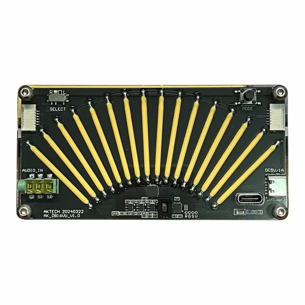 Звукосниматель AK-DB16VU VU Meter, Звукоусилители Rhythm Light, Атмосферная лампа на плате