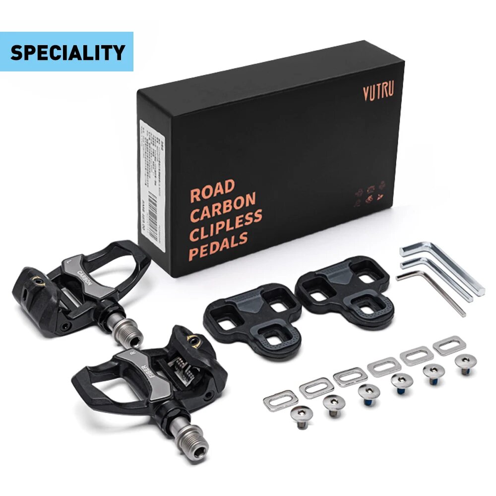 VUTRUXSANTIC Карбоновые педали для шоссейных велосипедов Professional Level
