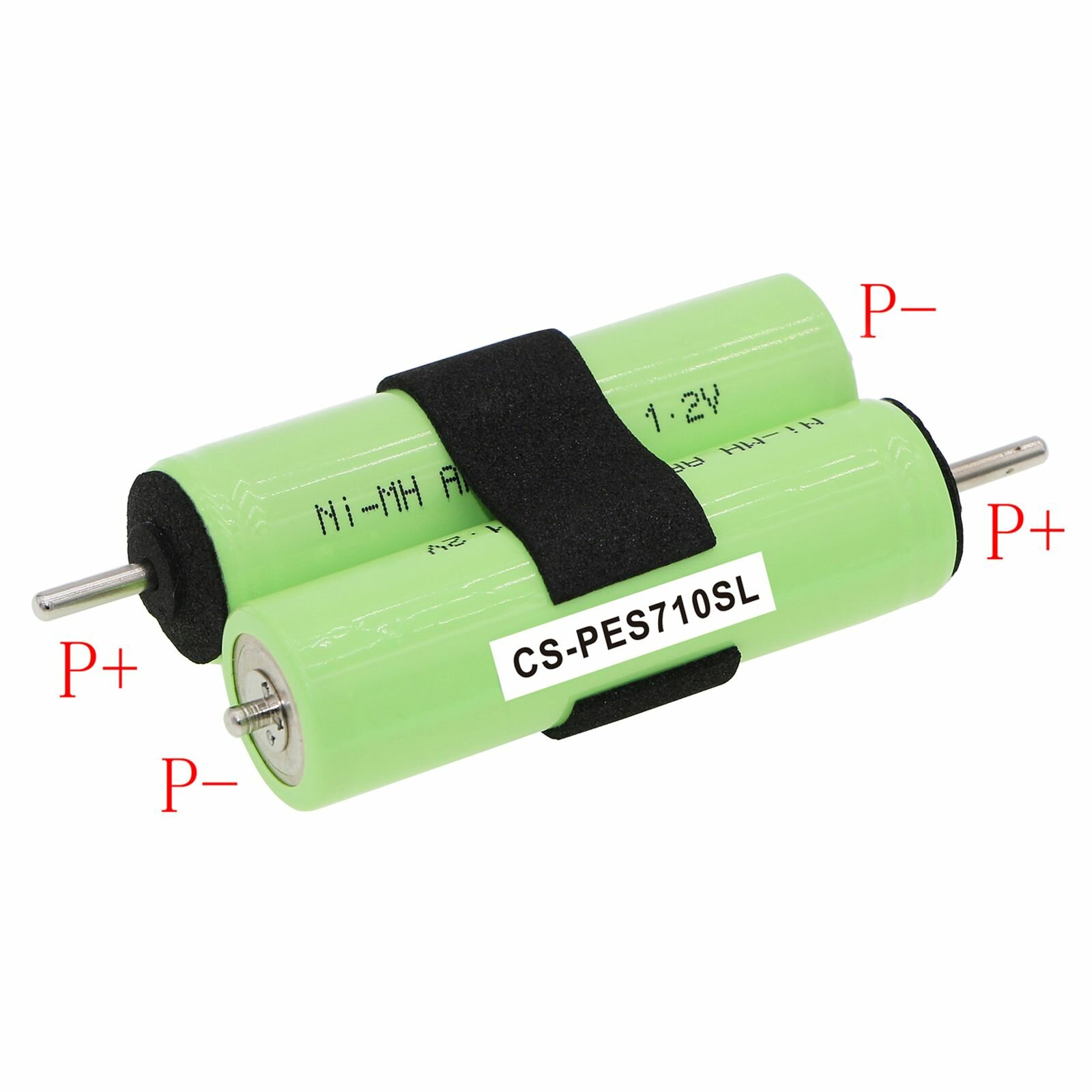 CS-PES710SL Категория Бритва батарея Подходит для бренда Панасоник Подходит модель ER504, ER508, ER5204, ER5205 2000mAh / 2.40WhmAh 1.2V