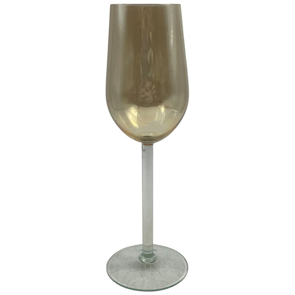 Фужер "Нежность" (желтый), 200 мл, стекло, 1960-1970 гг, Калининский СЗ "Тверис", СССР