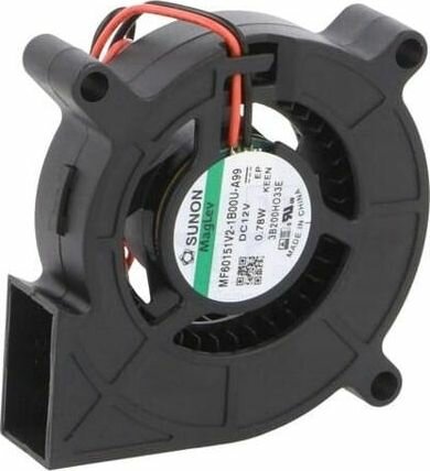Вентилятор SUNON MF60151V2-1B00U-A99 Вентилятор: DC blower 12ВDC 60x60x15мм 8,68м3/ч 29дБА Vapo 1шт
