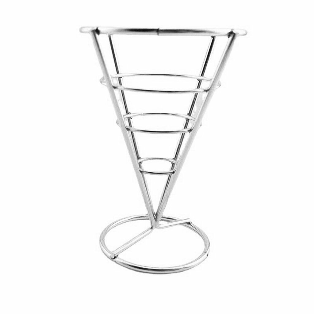 Закуска Корзиночка С Жареным Картофелем Фри-Серебристый