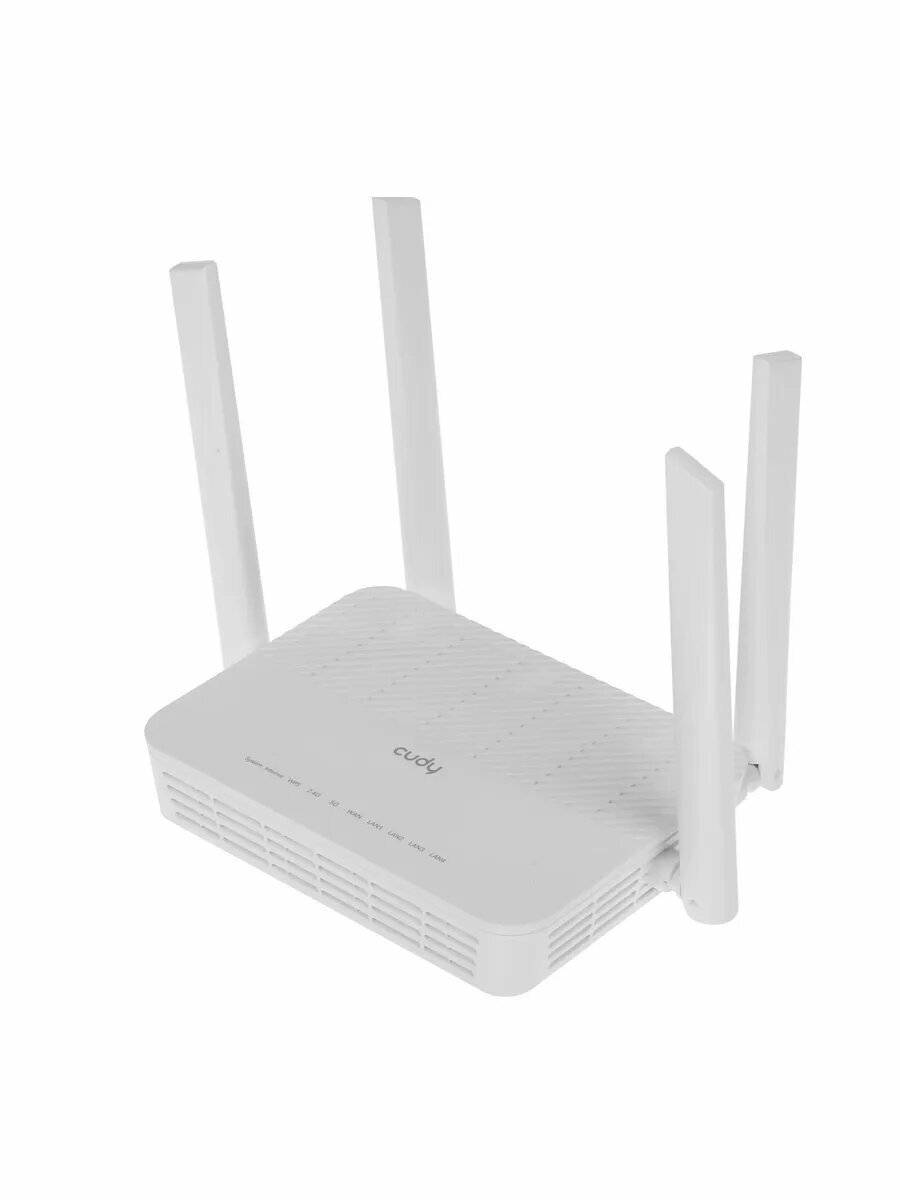 Роутер беспроводной CUDY WR3000H AX3000 100/1000/2500BASE-T белый