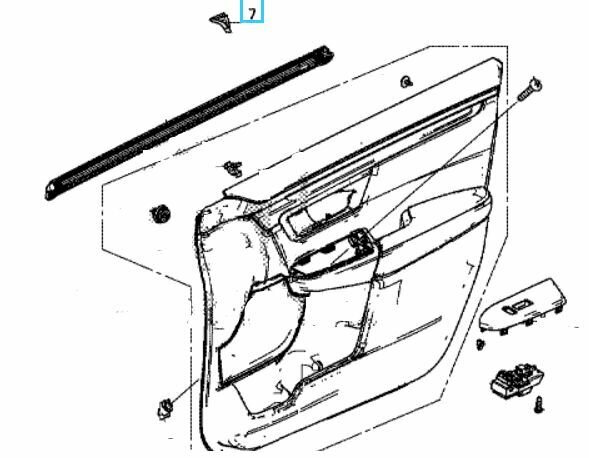 Отделка, прав. передн. центр. угол (Оригинал)
