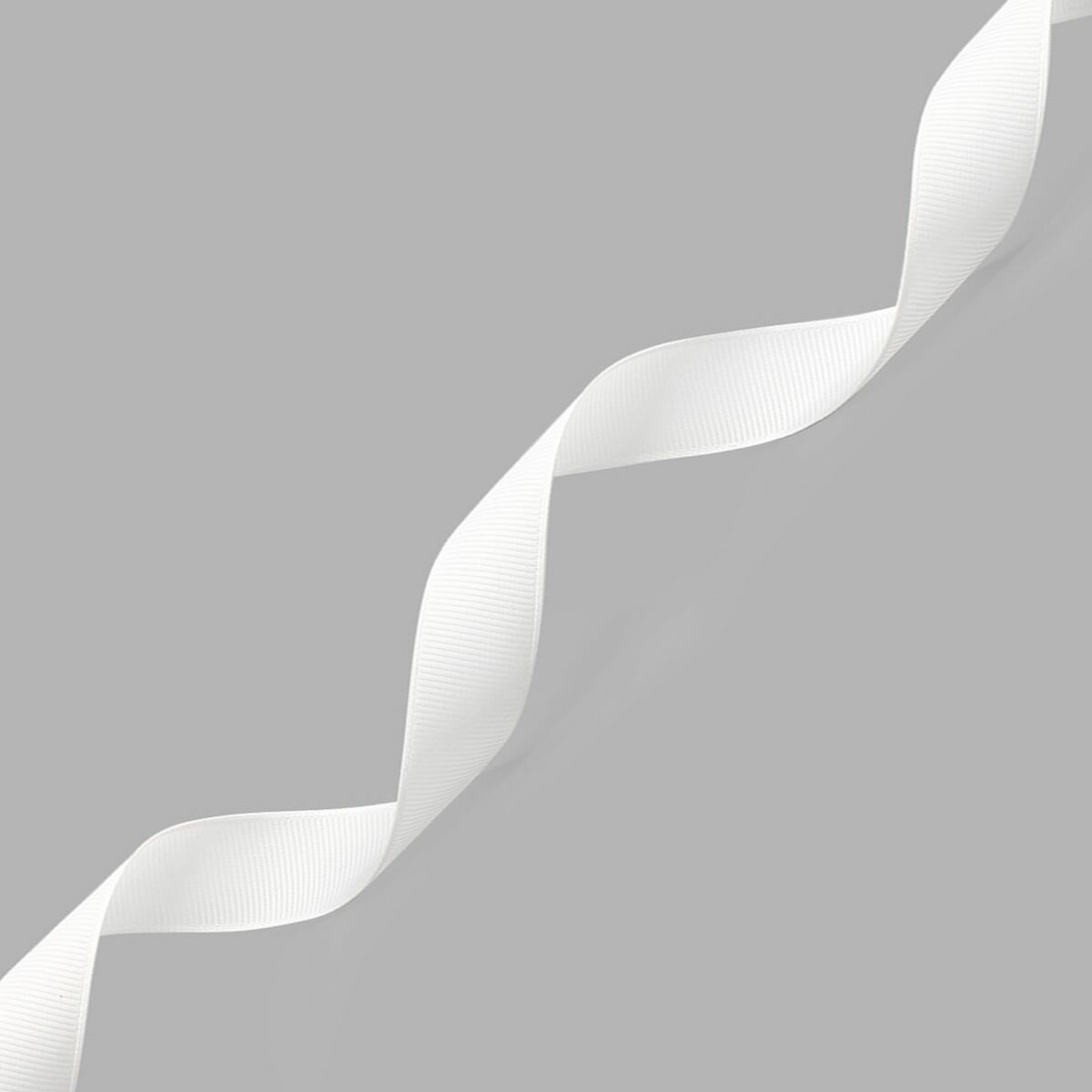 Лента репсовая 2,0см*18,28м (001 белоснежный)