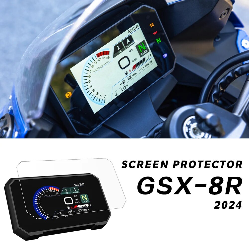 Для Suzuki GSX-8R 2024 аксессуары защита экрана приборной панели Защитная пленка для мотоциклетного прибора GSX 8R GSX8R детали