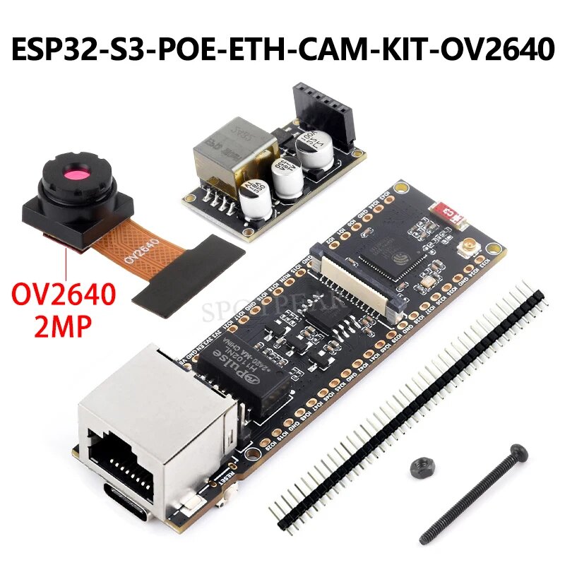 ESP32-S3-POE-ETH-CAM-KIT-OV2640 2MP камера