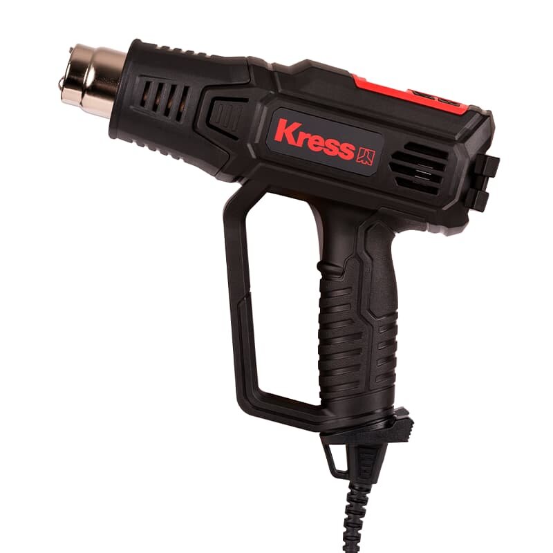 Фен технический KRESS KU043, 2000Вт с цифровым дисплеем, коробка