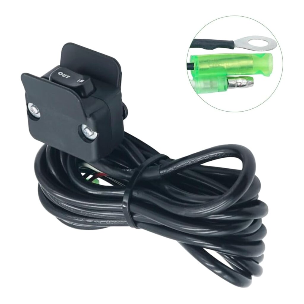 12 В Лебедка Квадроцикла С Большим Пальцем, Переключатель Линии Управления Рулем, Комплект Для Замены Мини-Переключателя, Комплект Для Управления Рулем