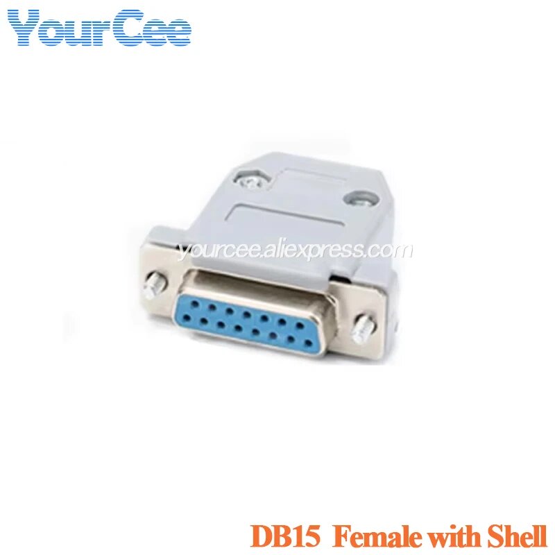 Разъемы DB25, DB15, DB9 Your Cee 1pc, DB15 Female andshell