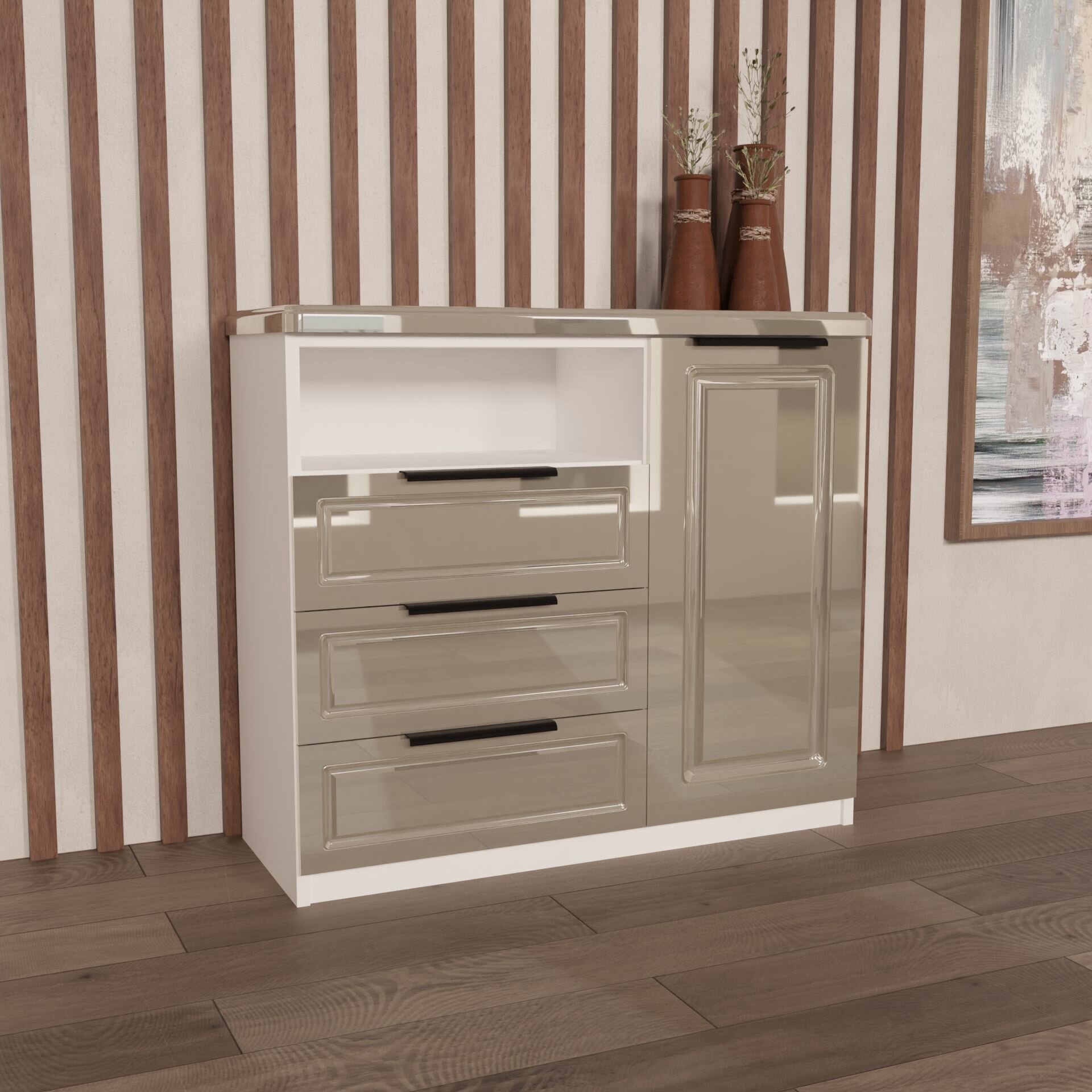 Комод 1000 Катерина профильные ручки