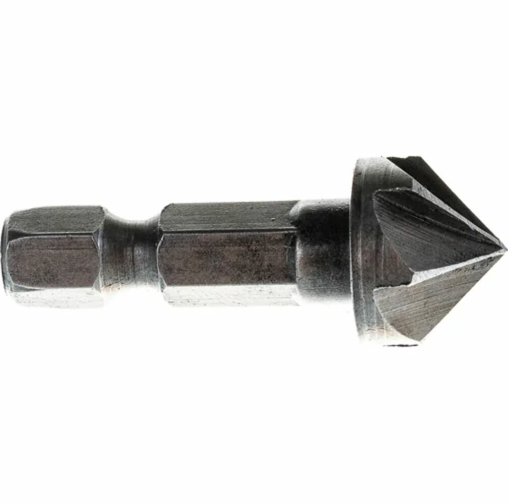 Зенкер FIT DIY конический по дереву и пластику, 13мм, 90 град, шестигранный 1/4HEX - E, 36438