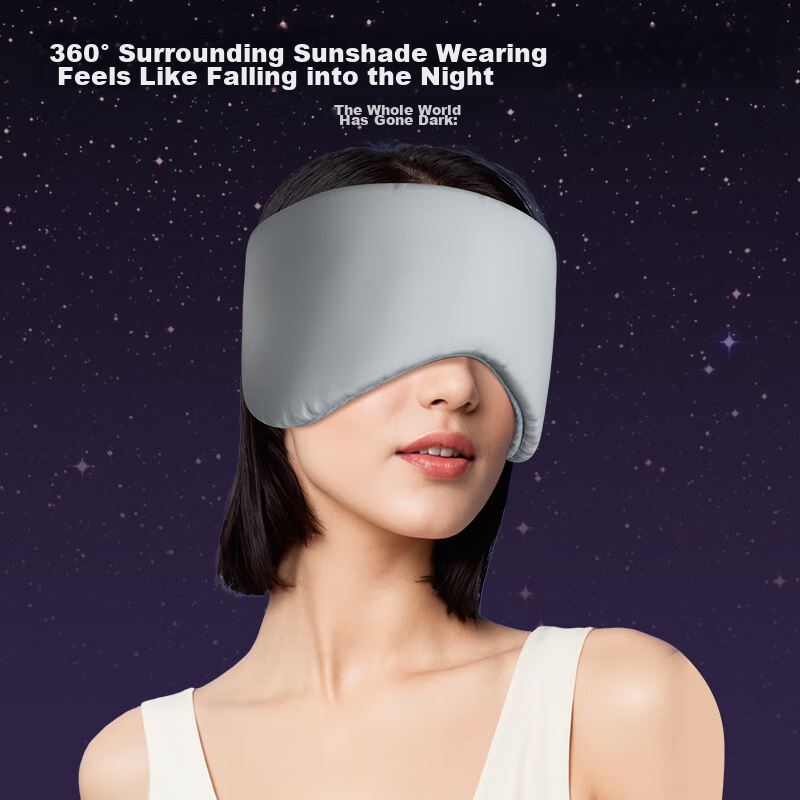 Summer Cool And Warm Dual-Sided Sleep Mask Earplugs Integrated Soundproof Light-Blocking Quiet Sleep Earplugs for Snoring, Students, Dormitory Noise Reduction, Adults, Men And Women, Nap, Travel