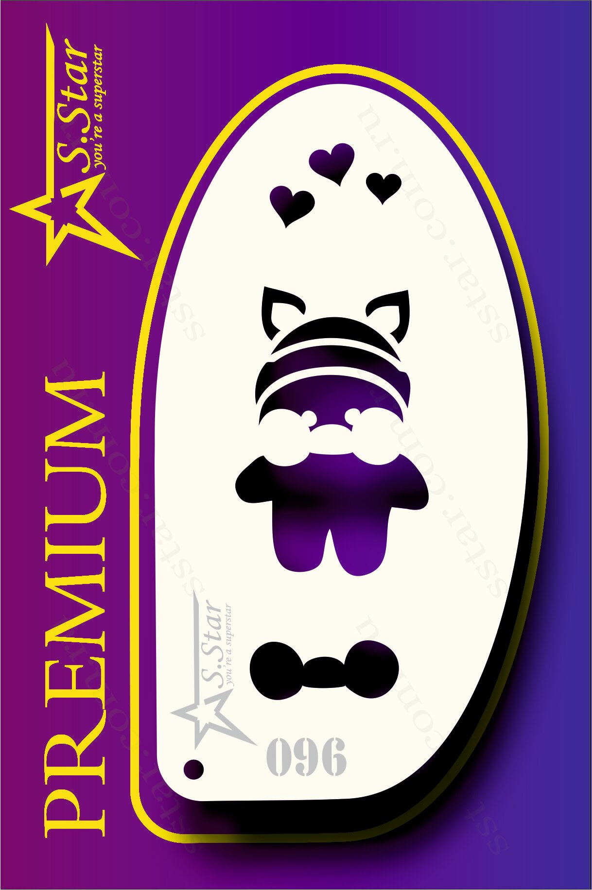 Трафарет для аквагрима постоянного пользования уточка лалафанфан