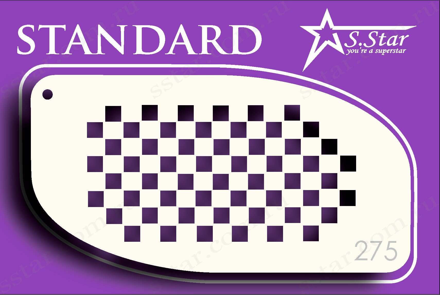 Трафарет для аквагрима постоянного пользования