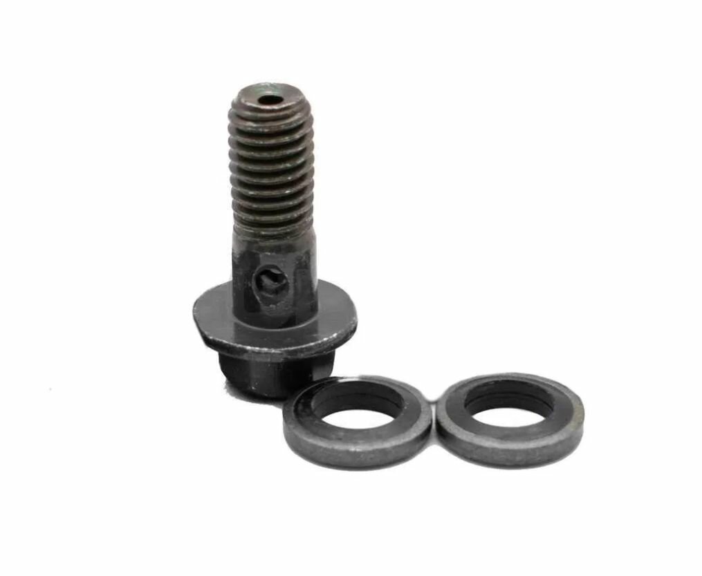 Болт М8x23 крепления шланга масляного охлаждения Питбайк, 1 шт.