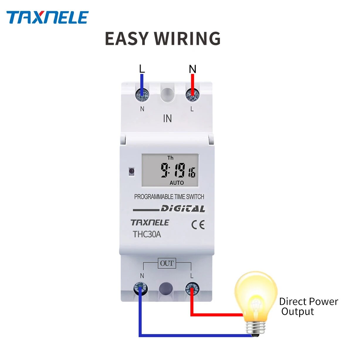 Программируемое реле времени APNEU THC 12V DC AC