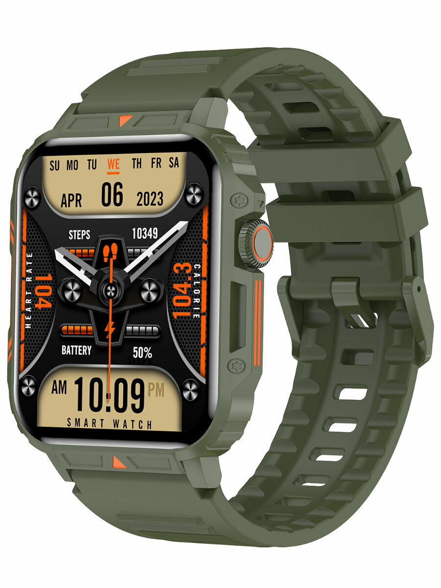 Смарт-часы "Лех Кай", ударопрочные, для спорта, туризма, Bluetooth 5.0