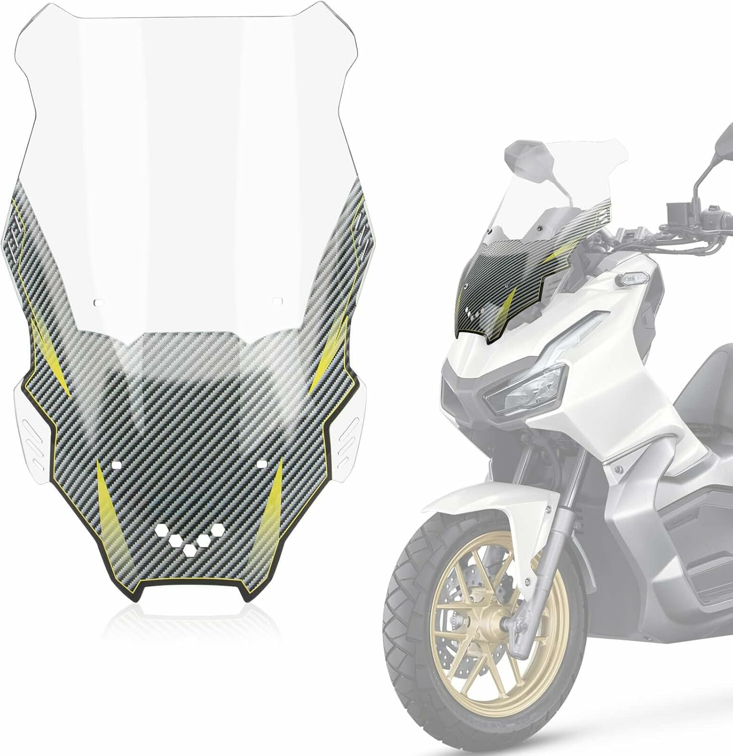 Ветровое стекло скутера Honda ADV 150 19-21/ ADV 160 22-23