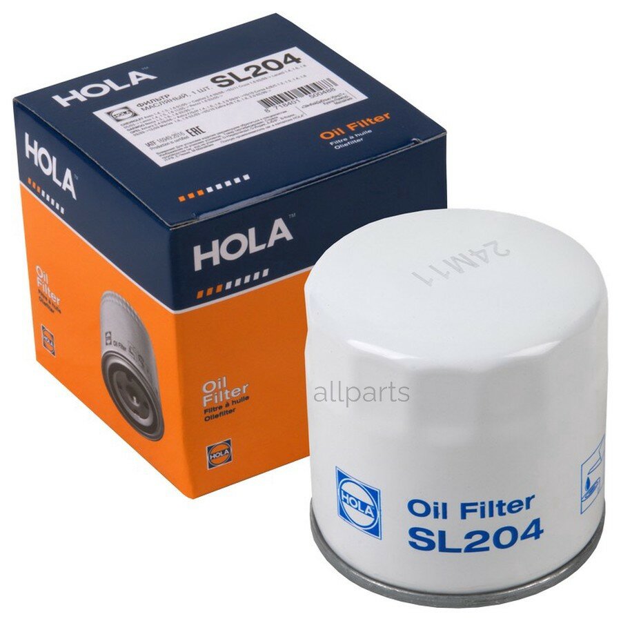 HOLA SL204 Фильтр масляный CHEVROLET Lanos, Lacetti, ZAZ Sens, DAEWOO Nexia HOLA SL204