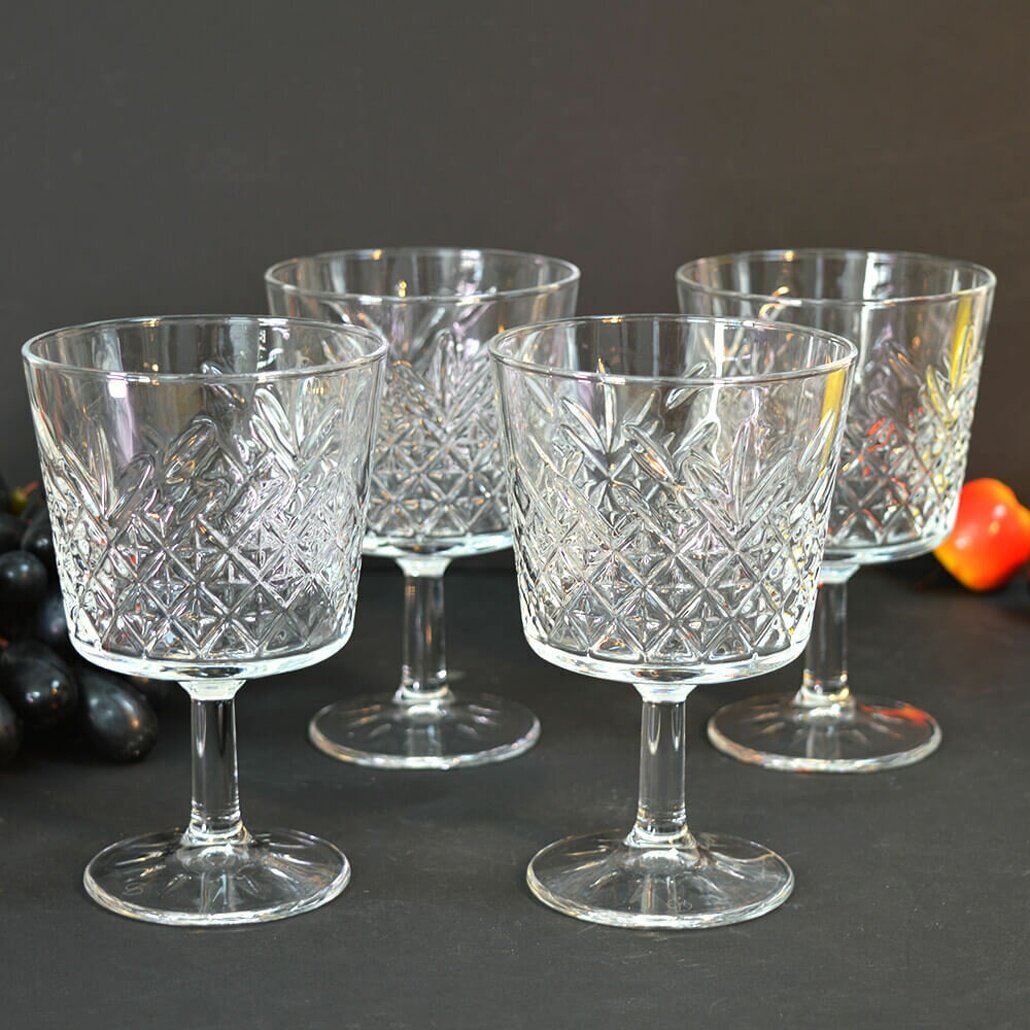 Фужеры для коктейля 'Timeless' 4шт, 270мл, прозрачные, стекло, подарочная упаковка