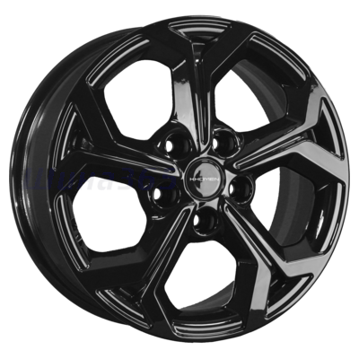 Литой колесный диск Khomen Wheels KHW1606 (Huyndai/Kia) 6,5x16/5x114,3 ET43 D67,1 Black
