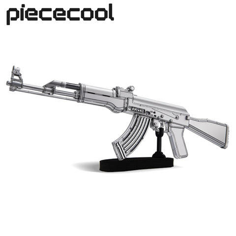 Конструктор 3д Металлический АК-47 -HP396-SK