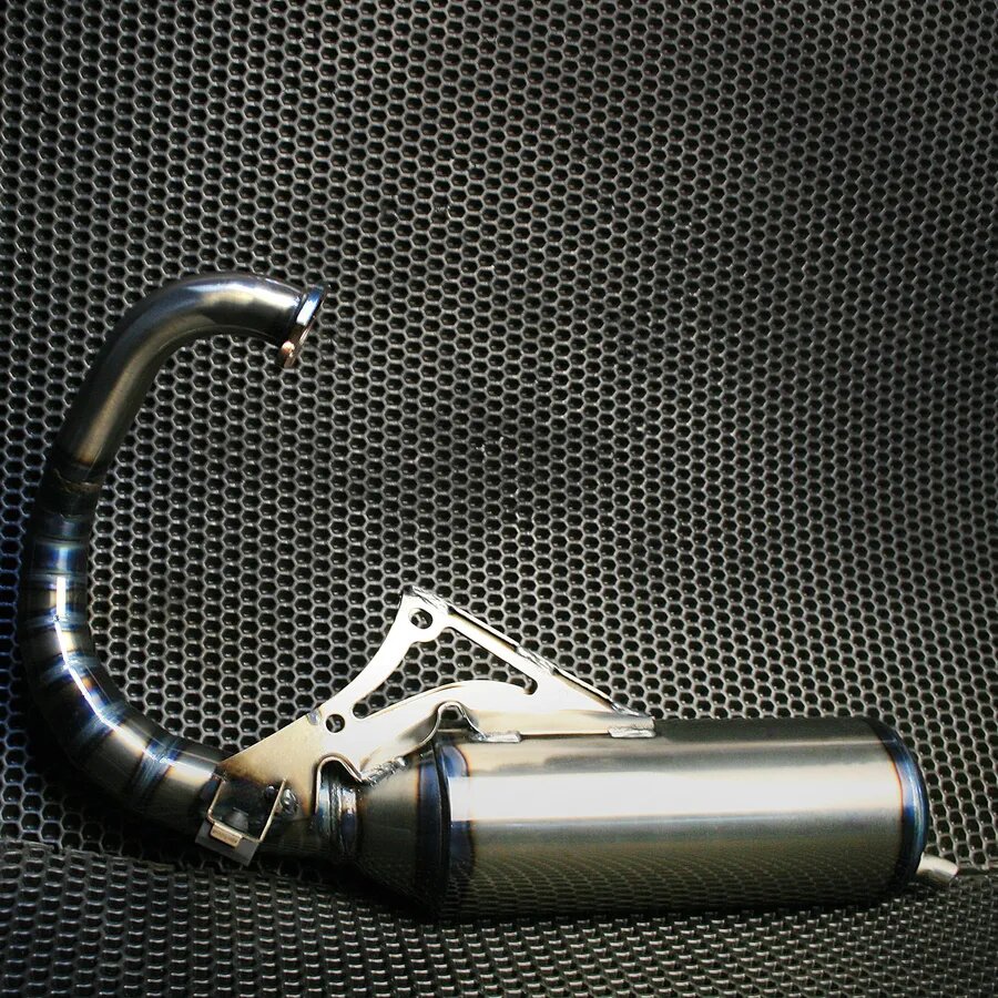 Труба глушитель (резонатор) V8 Хонда Дио Такт резонатор тюнинг 18/27/28 / Dio Tact