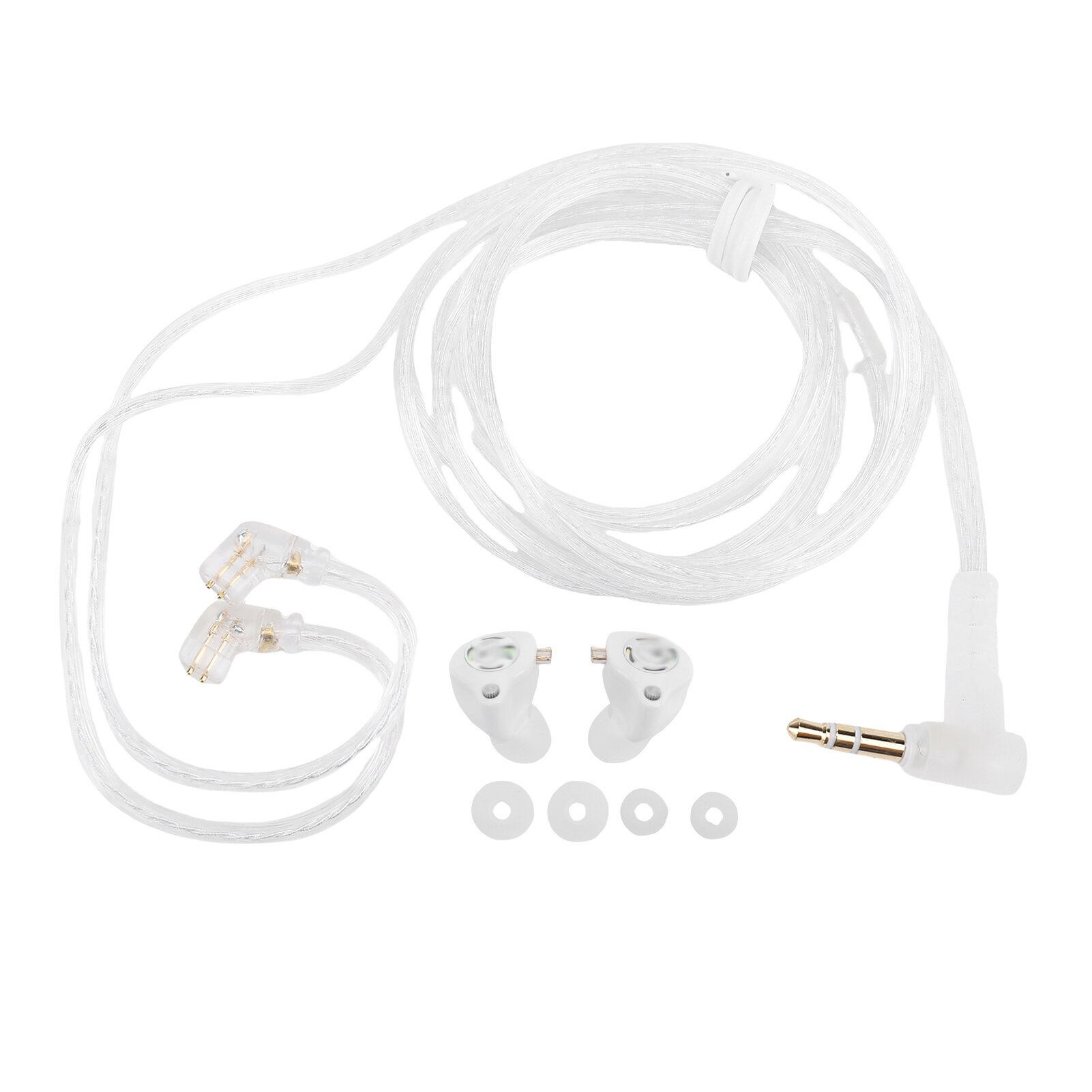 Проводные наушники 3,5 мм интерфейс Hifi Sound 1BA 1DD IEM наушники с съемным 2 -контактным кабелем для игровой консоли для ПК