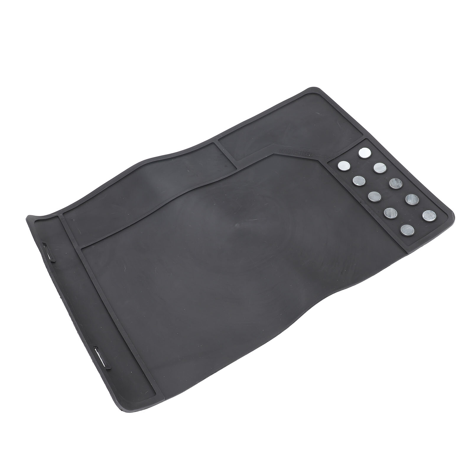 Нескользящий коврик для чистки с магнитными точками, маслянистый коврик для технического обслуживания, коврик для ремонта электроники, мебельная фурнитура, аксессуары, черный цвет