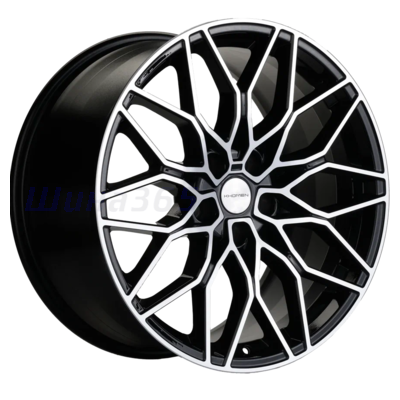 Литой колесный диск Khomen Wheels KHW1902 (Audi/VW) 8,5x19/5x112 ET30 D66,6 Black-FP