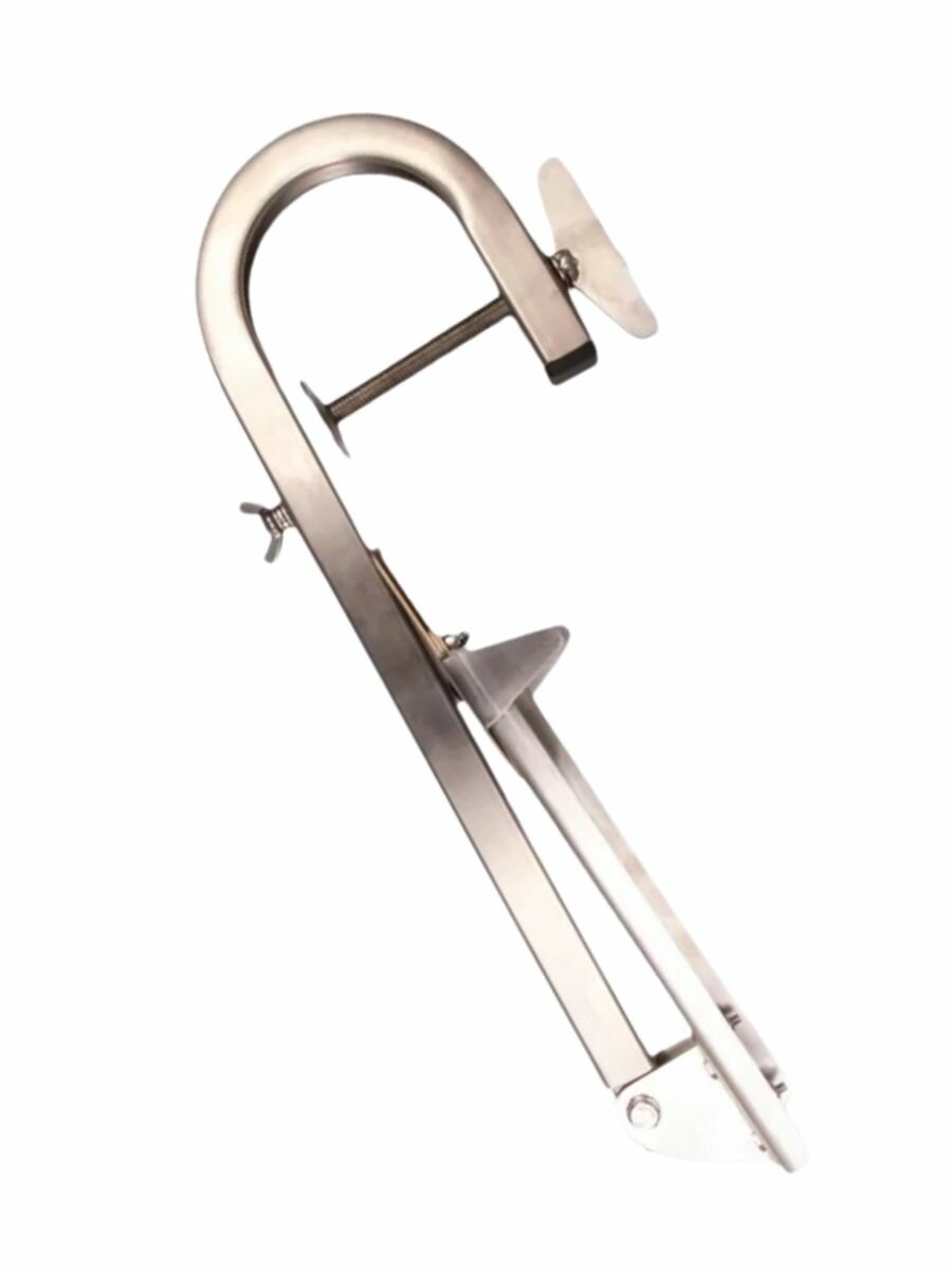 Держатель датчика эхолота нержавейка Blue Magic / держатель датчика эхолота на лодку SN LOWRANCE 3 в 1