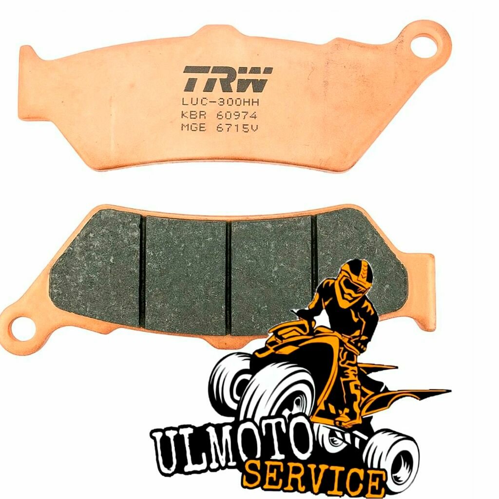 Тормозные колодки передние TRW MCB671SV BMW F650GS, G650GS, KTM 950 Adventure, Honda CB500, CF Moto 650NK, Husqvarna FE701, Royal Enfield Continental GT, Ducati Monster