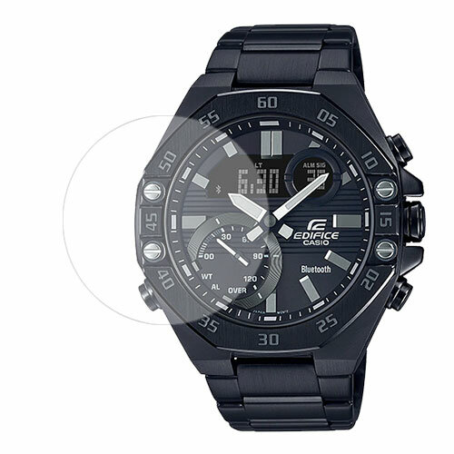 Скрин Мобайл защитный экран для часов Casio ECB-10DC-1A из гидрогелевая плёнка прозрачная