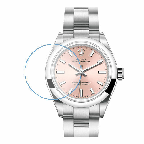 Скрин Мобайл защитный экран для часов Rolex - Oyster Perpetual 28 - Oyster - 28 mm - Oystersteel из нано стекло 9H