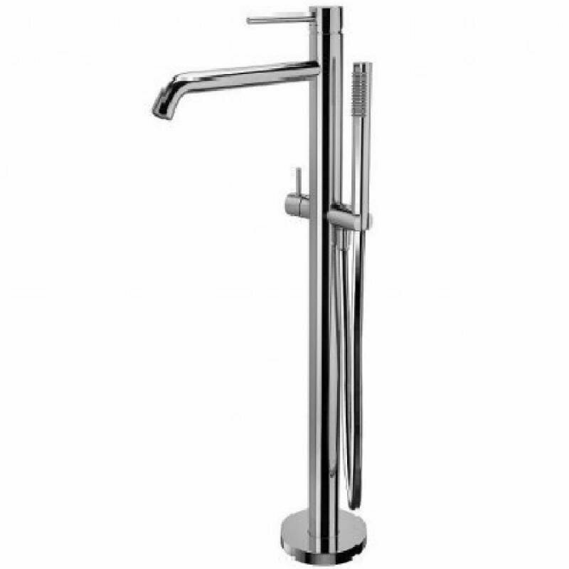 Смеситель для ванны Paffoni Light LIG032CR хром, рычажное управление, латунь