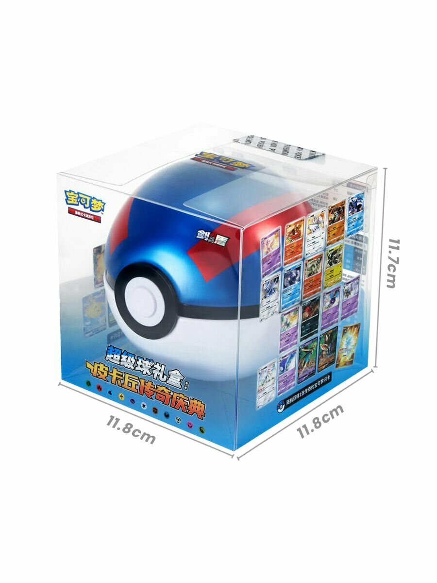 Pokemon: Праздничная коробка на тему Грейболл покемон карты TCG Пикачу Cards Great Ball(упрощенный китайский версия Chinese PTCG)