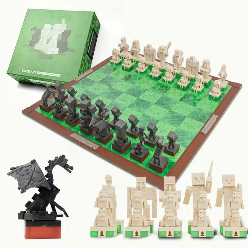 Шахматы Minecraft Chess Set / Майнкрафт