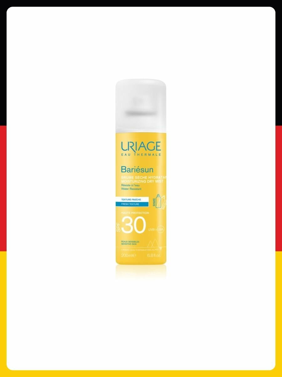 Средство солнцезащитное Uriage Bariesun Dry Mist SPF 30, 200 мл
