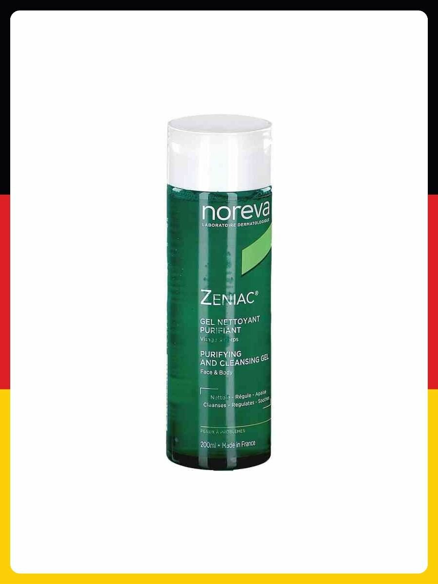Очищающий гель Noreva Zeniac, 200 мл