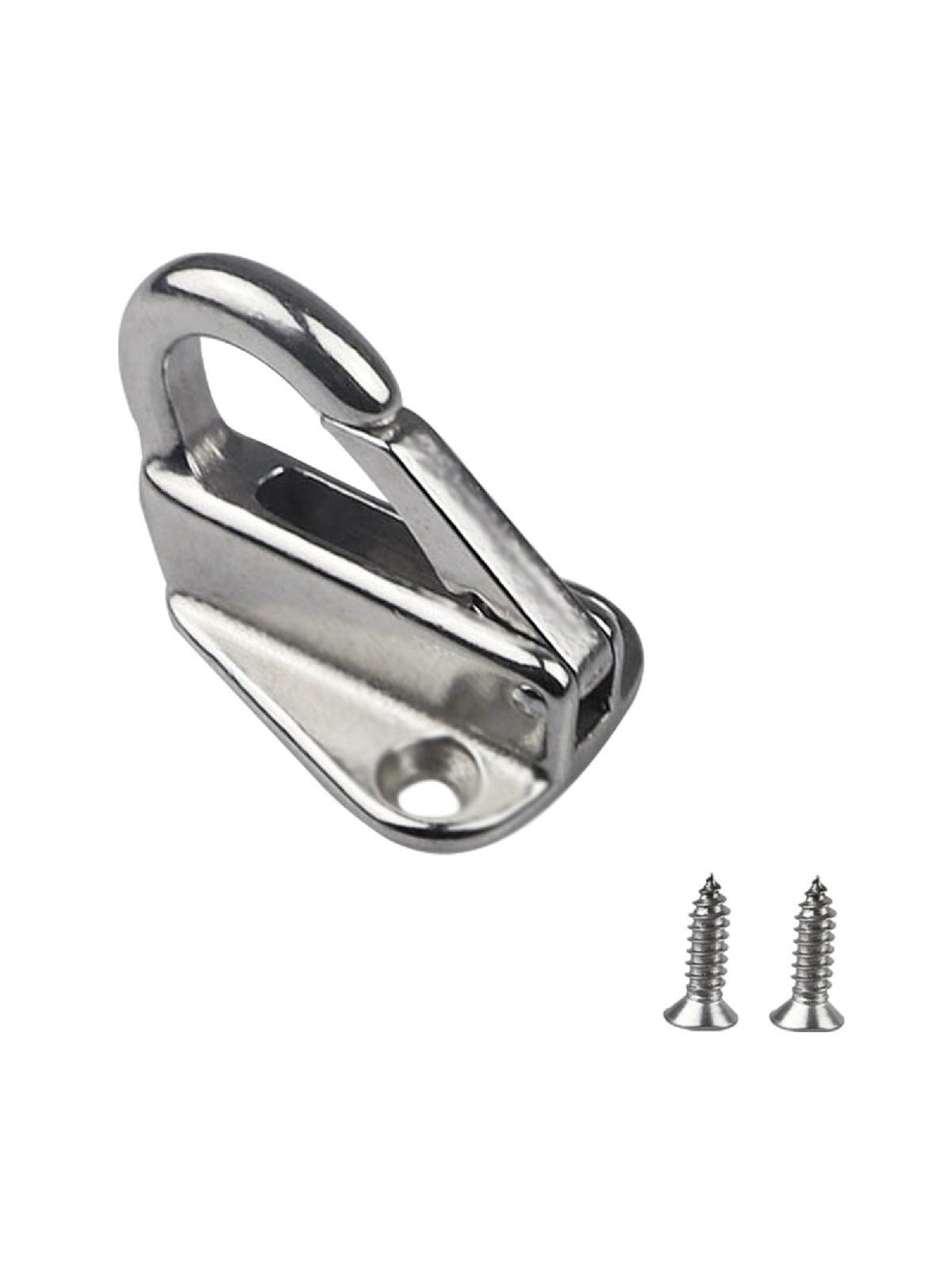 Кранцовый крюк с подпружиненной защелкой из нержавеющей стали морской марки 316