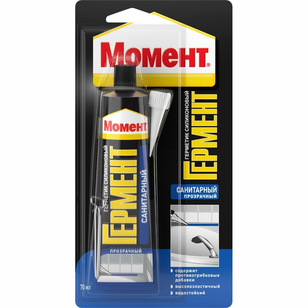 Санитарный силиконовый герметик момент гермент