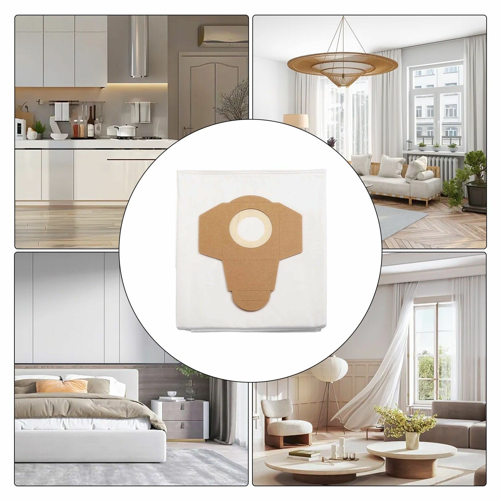 Мешки-Пылесосы Для Влажных/Сухих Пылесосов Einhell TC-VC1820 TE-VC 1825