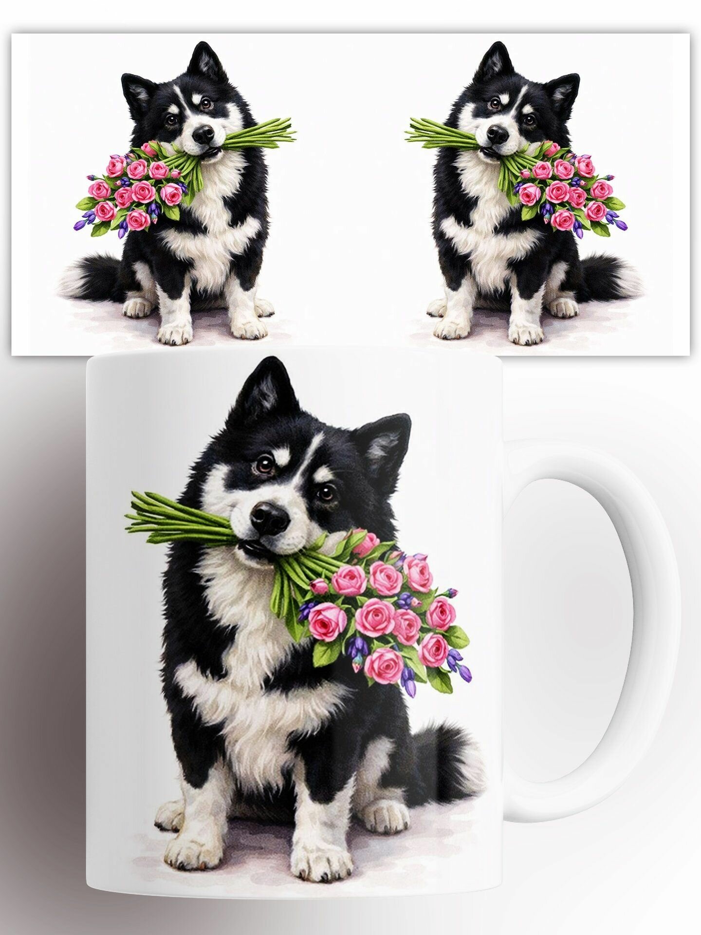 Кружка Букет для тебя Карельская медвежья 330 мл